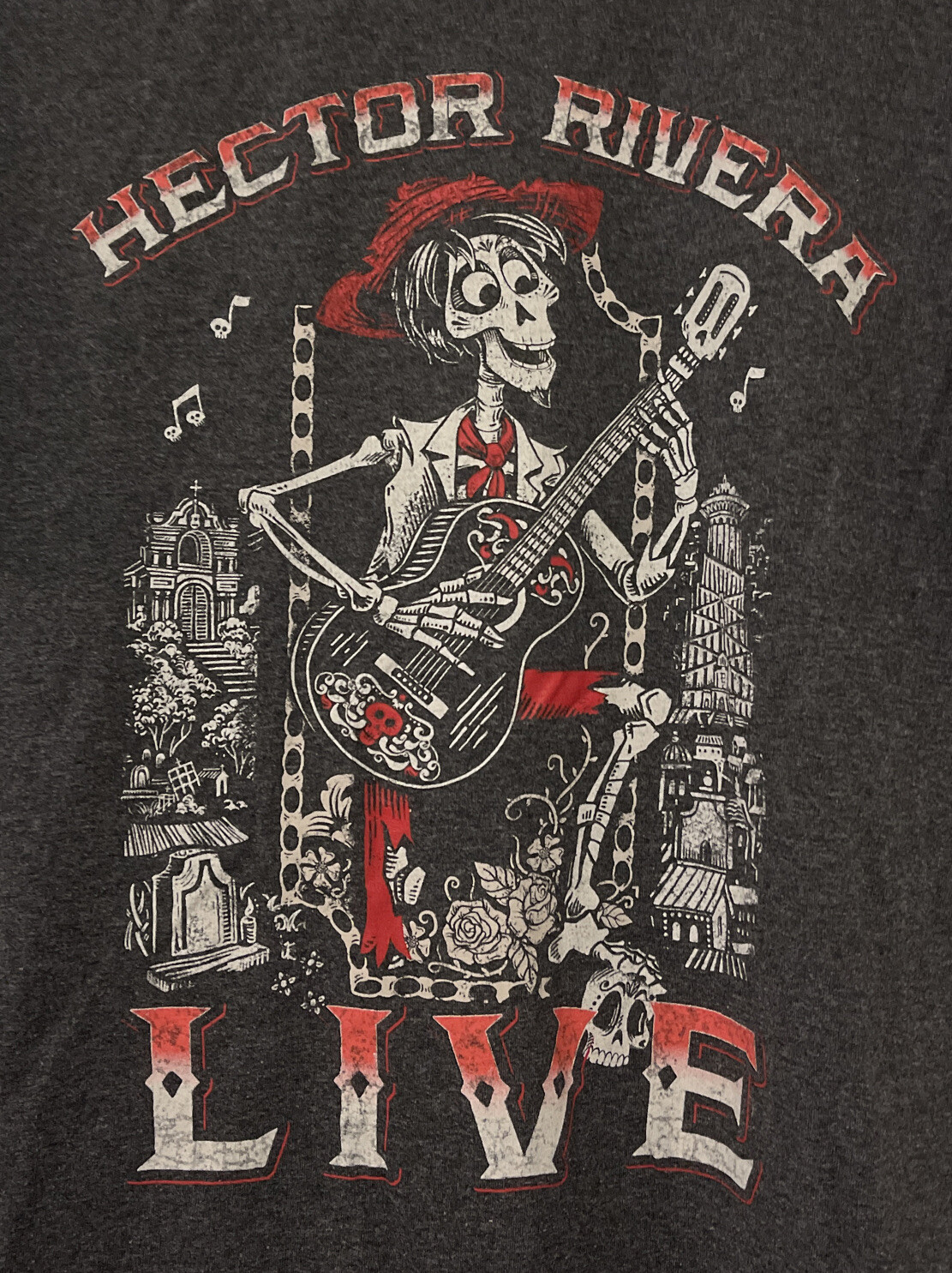 Disney Hector Rivera Live Large Gray Mens Cotton-Blen… - Gem