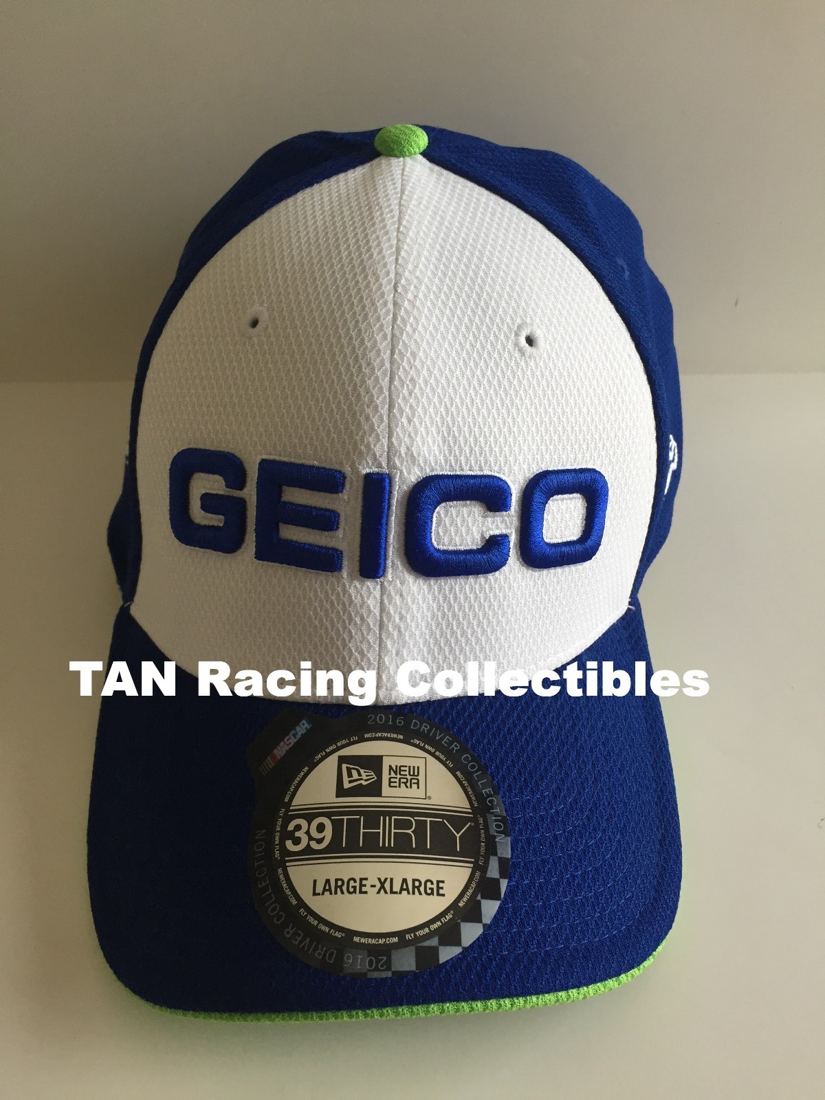 Casey Mears 2016 New Era #13 Geico 39Thirty Driver Flex Fit Hat | eBay