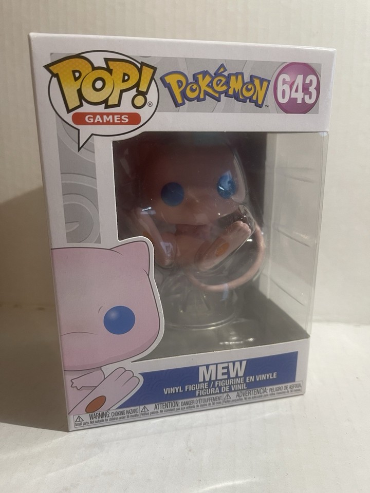 Funko Pop! Games Vinyl: Pokémon - Mew #645 Vinyl Figure New In Plastic ...