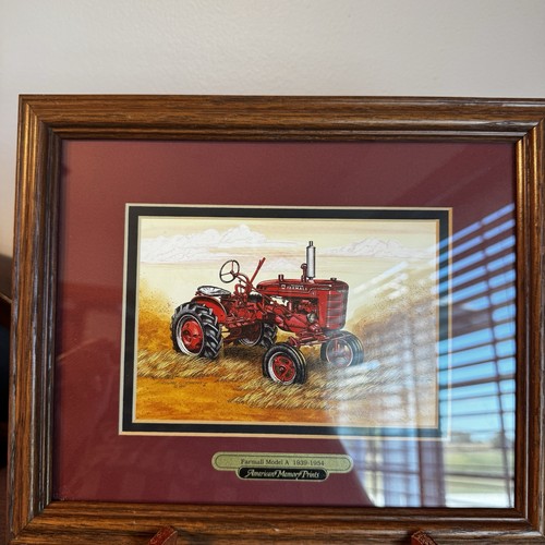 Farmall Tractor - American Memory Prints - Model A, 1939-1954. Framed 9 ...