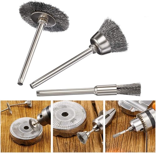 60 Pieces Wire Cup Brush Set,Vankcp Power Rotary Tool Buffing Wheels ...