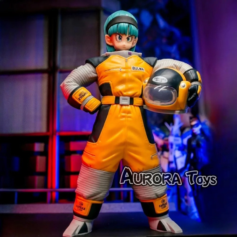 8.26in/21cm Anime Dragon Ball Z Figure Space Suit Bulma Figure PVC ...