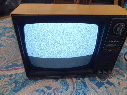 Binatone Portable CRT TV 12” Inch Screen Black & White Television ...