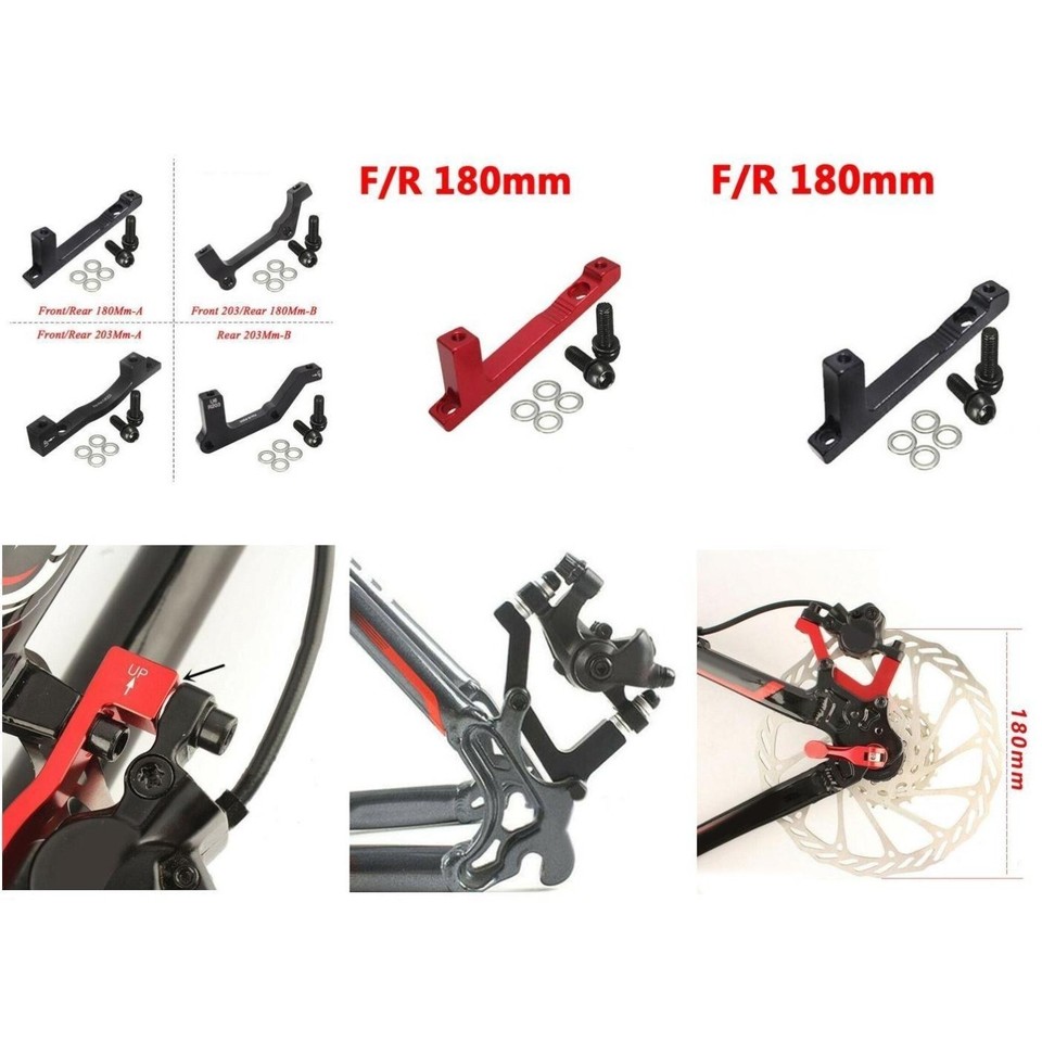 Front Rear Brake Adapter Bicycle Disc Brake Adapter High-strength ...