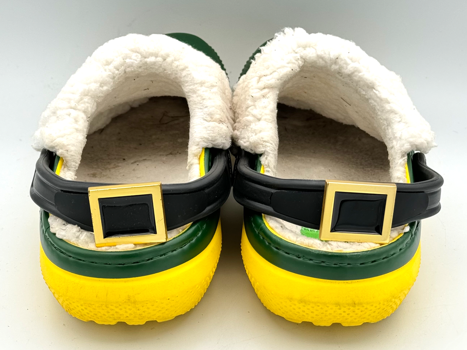 Buddy The Elf Crocs - Christmas - Green Lined Clog 209372-7C1 Womens 11 ...