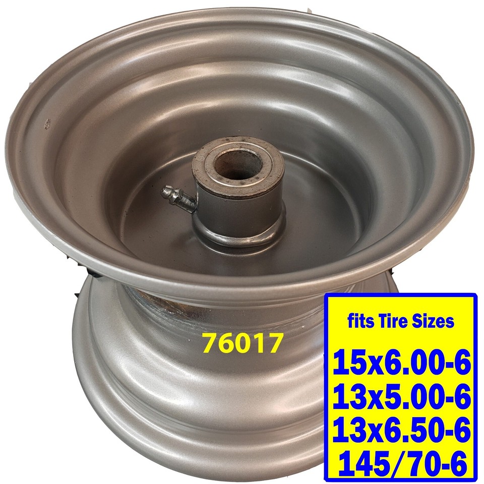 6x4.5 Riding Lawn Mower Garden Tractor RIM WHEEL 3/4" bushing for 15x6 ...