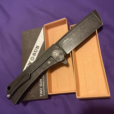 TwoSun TS390 - Brand New - Two Sun TS 390 - D2 Steel - Chisel / Tanto ...