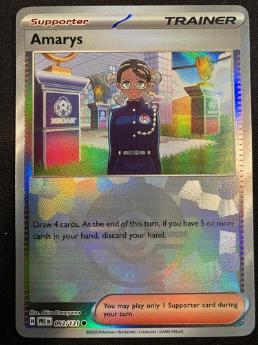 Amarys Prismatic Evolutions 093/131 Poke Ball Foil Pokemon Card | eBay