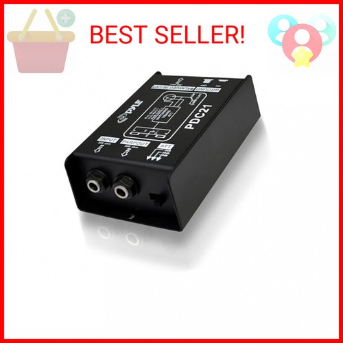 Pyle Premium Direct Injection Audio Box - Passive DI Unit Hum ...