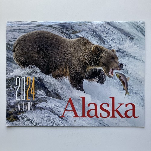 Alaska Nature Wildlife Birds Fish 12 Month 2024 Hanging Wall Calendar ...