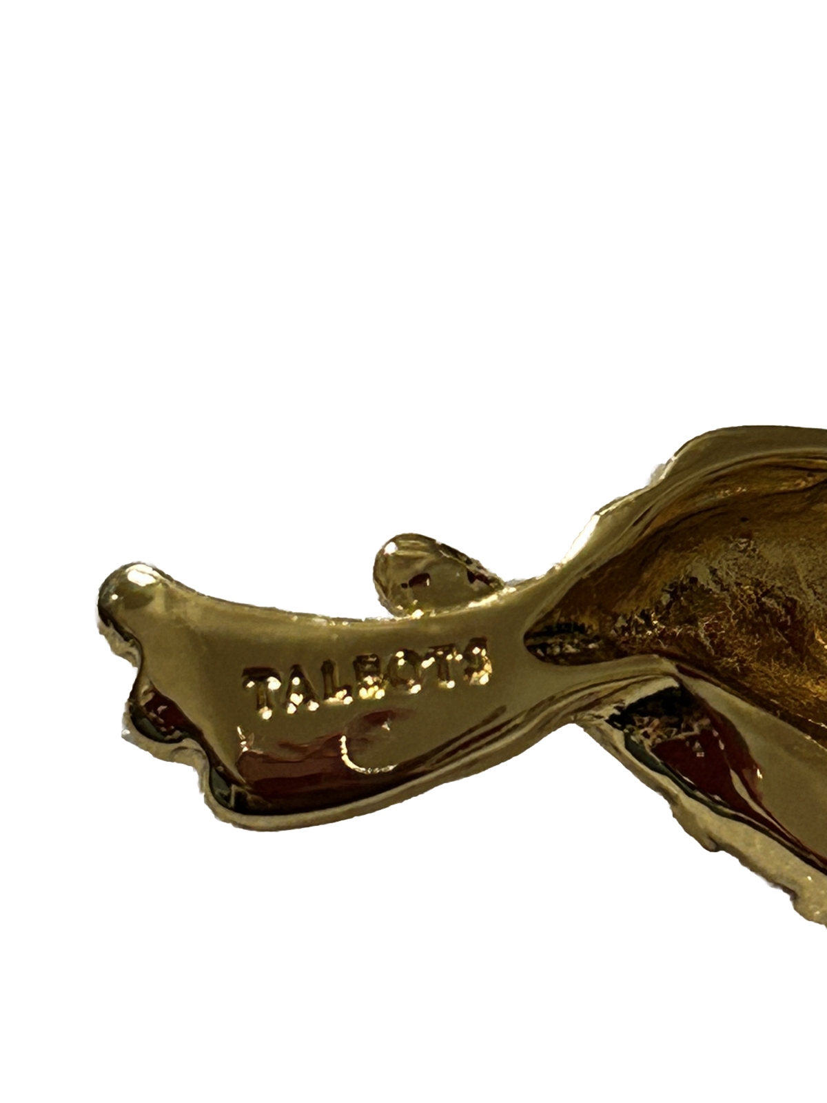 New Talbot's Red Cardinal Pin Brooch Gold Tone Rhinestones Enamel ...