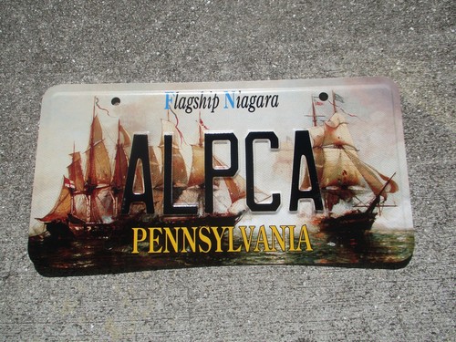 Pennsylvania Flagship Niagara souvenir license plate # ALPCA | eBay