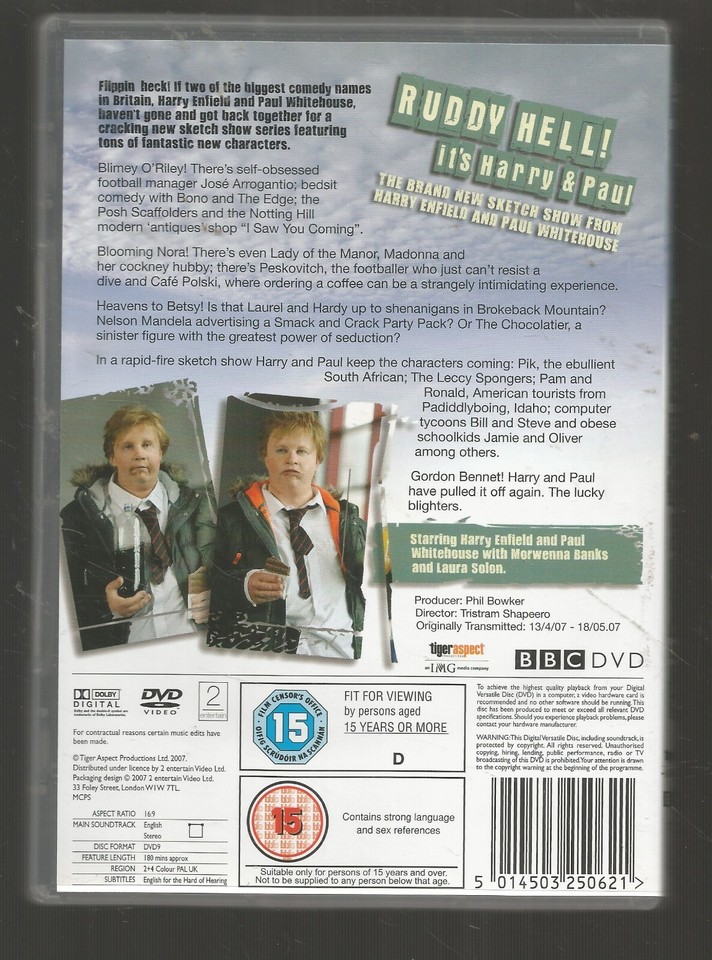 RUDDY HELL ITS HARRY & PAUL - SERIES 1 - Harry Enfield - BBC (2007 ...