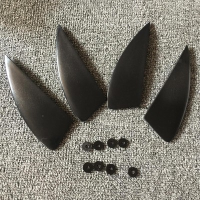 4x Surfboard Fins Wakeboard Replacement Fins Beach Replacement ...