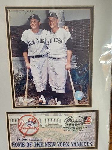 Mickey Mantle Roger Maris Post Office Photo | eBay