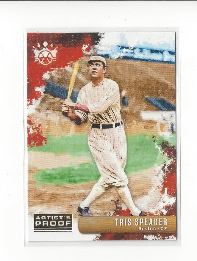 2019 Diamond Kings Artist Proof #12 Tris Speaker Red Sox | eBay