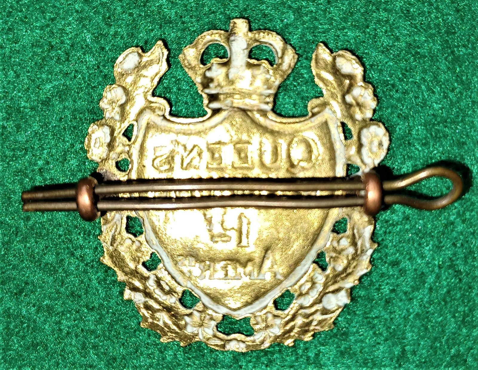 Queens York Rangers (1st American Regiment) of Canada Cap Badge, M26 ...