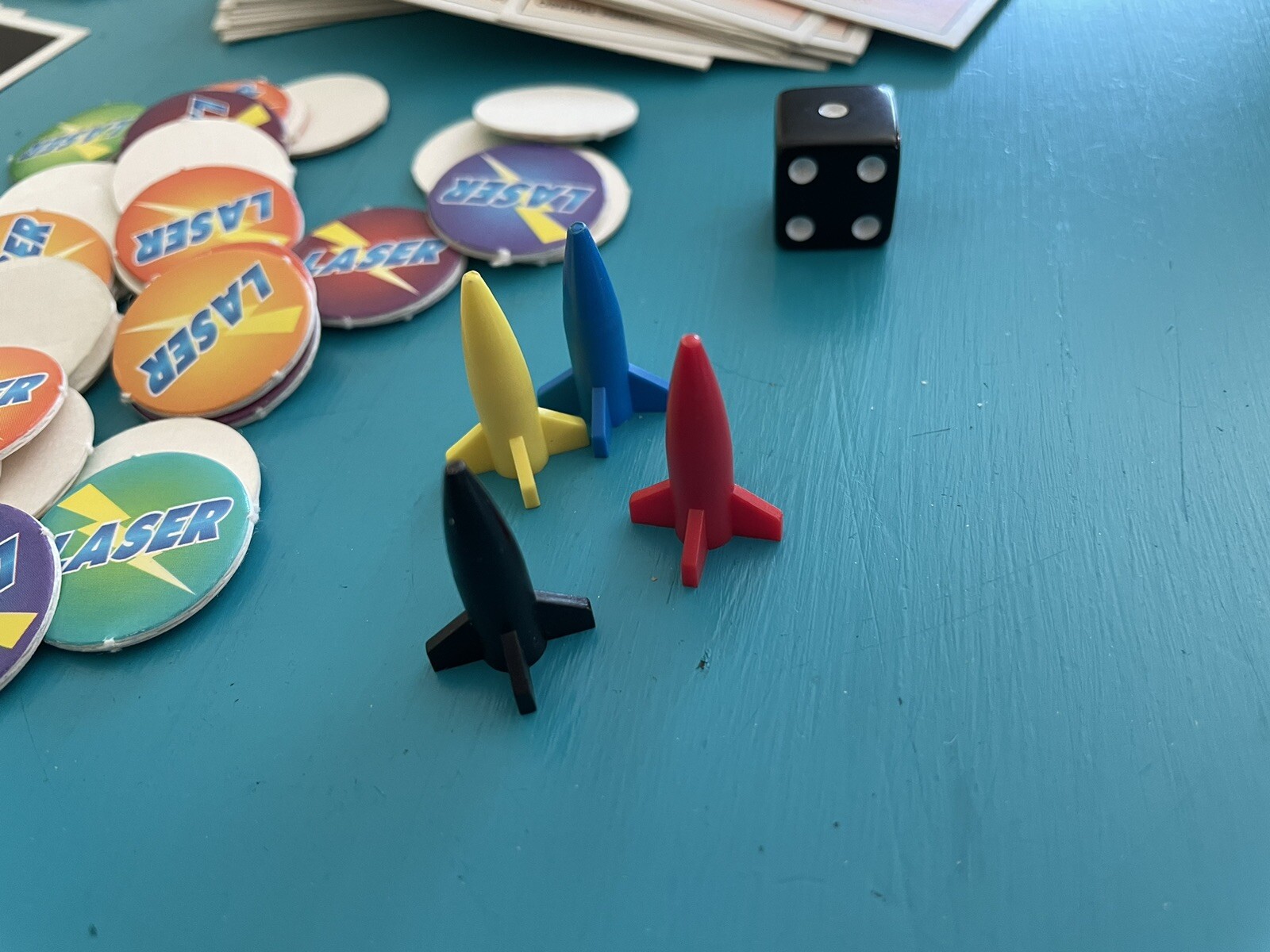 Spaceopoly Mission to Mars Board GAME 1997 Space Age Real Estate 100 ...