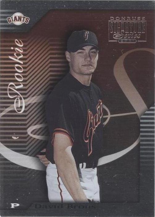 2001 Donruss Signature Series - David Brous #186 /800 (RC) for sale ...