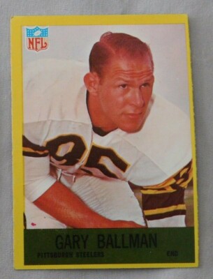 1967 Philadelphia #148 Gary Ballman Pittsburgh Steelers Football Card ...