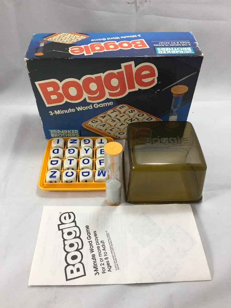 Classic 1983 Boogle Game All Pieces And Instructions Included. Fun Game ...