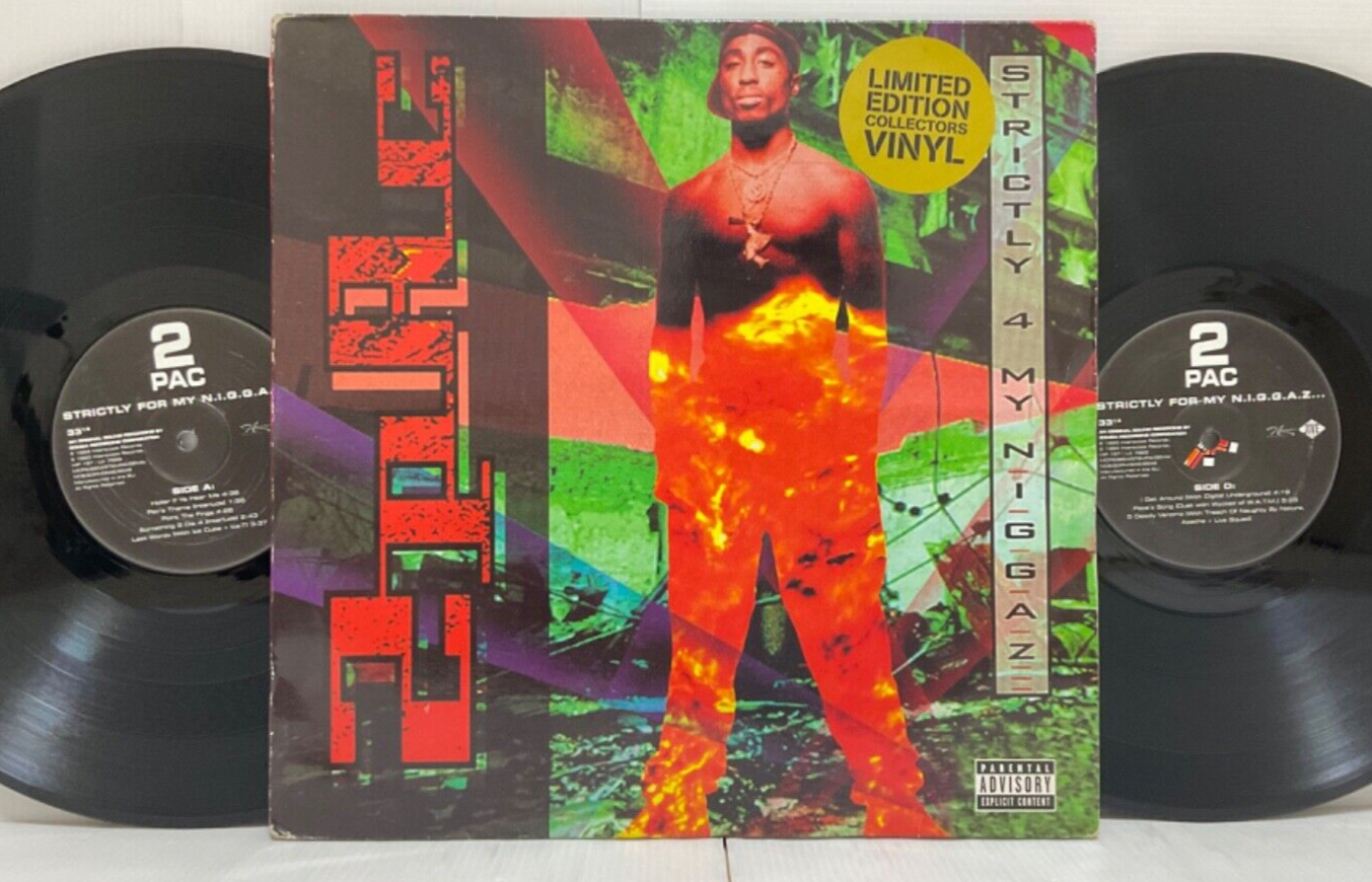 2Pac – Strictly 4 My N.I.G.G.A.Z. 2LP 2001 UK & EU N.W.A. Dr. Dre Snoop ...