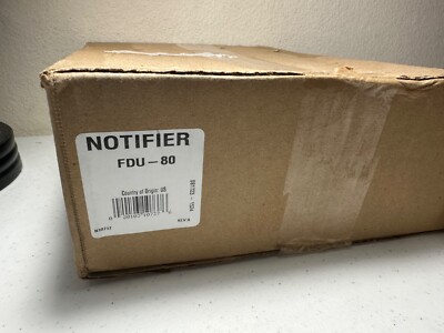 NOTIFIER FDU-80 Fire Alarm Control Panel Annunciator (NEW IN BOX) | eBay