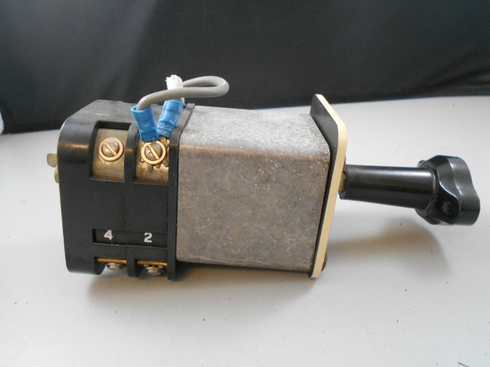 General Electric GE Type SBM Speed Control Switch 10AA042 Rotary Switch ...