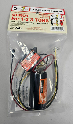 5-2-1 COMPRESSOR SAVER CSRU1 Hard Start Kit 1-2-3 tons AC HVAC ...