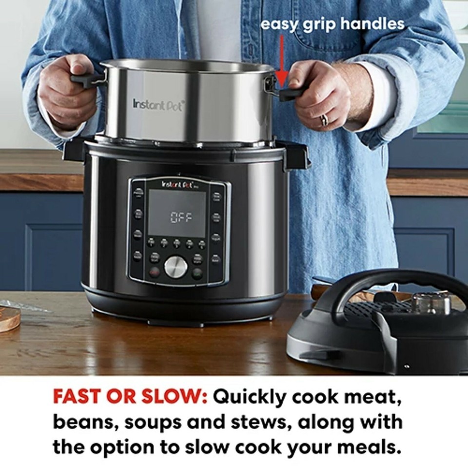 Instant Pot Pro 8 Quart Multi-Use Pressure Cooker - New 810028582217| eBay