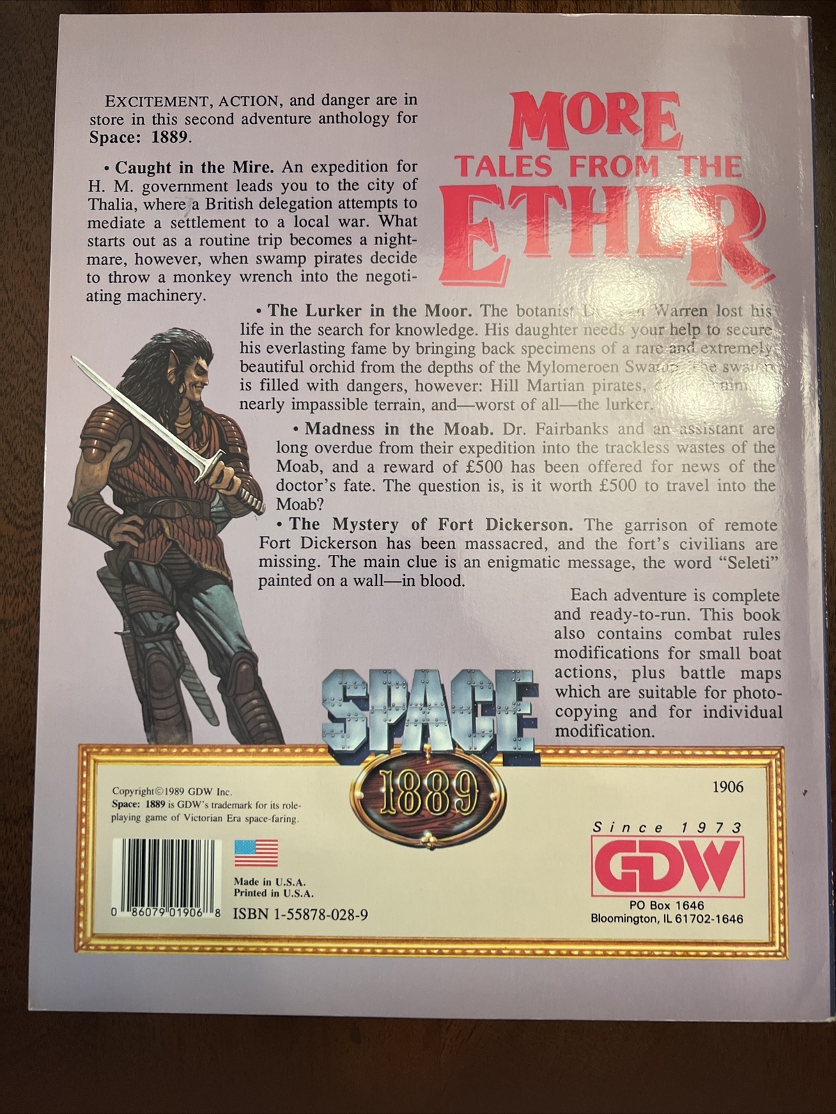 Space 1889 RPG More Tales from the Ether GDW # 1906 9781558780286| eBay