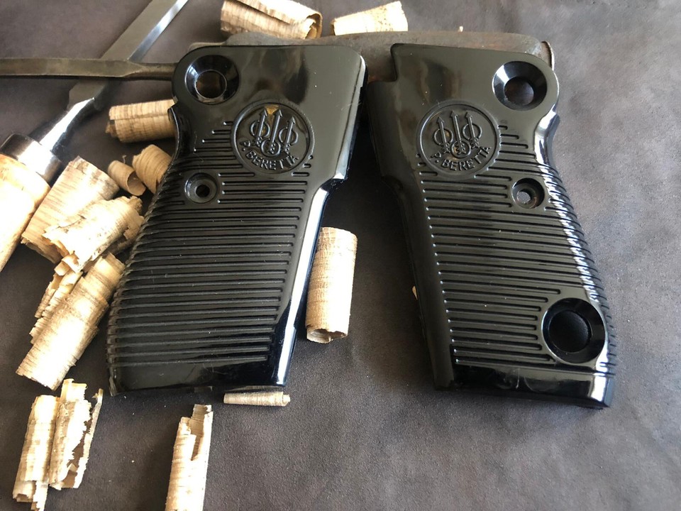Beretta 1951. Helwan Brigadier. The Tariq (Iraqi Beretta) Black Grips ...