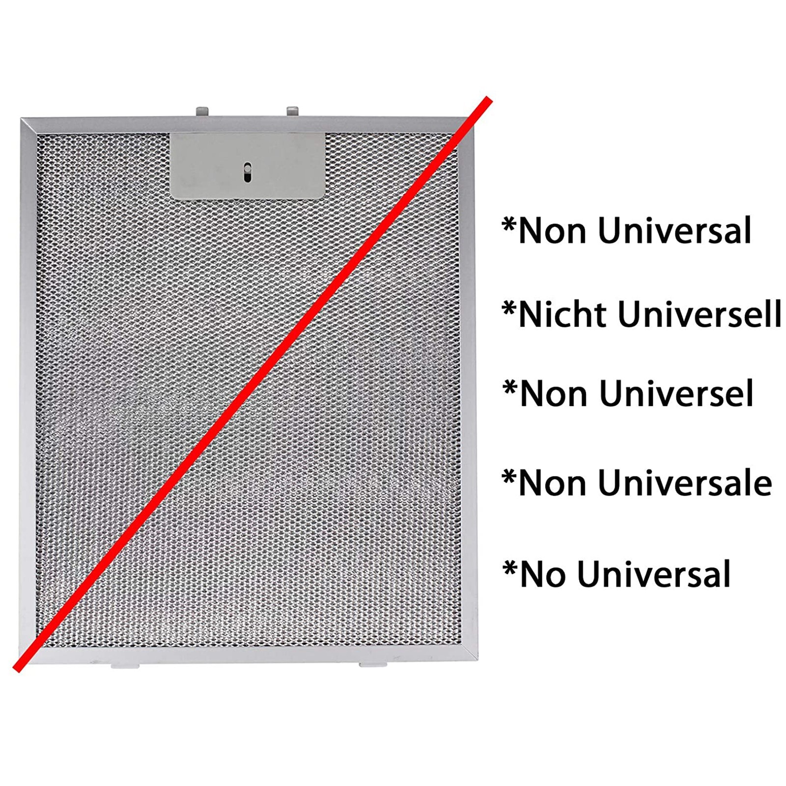 3 x Grease Filters for AEG BAUMATIC Cooker Hood Extractor Vent Fan 320 ...