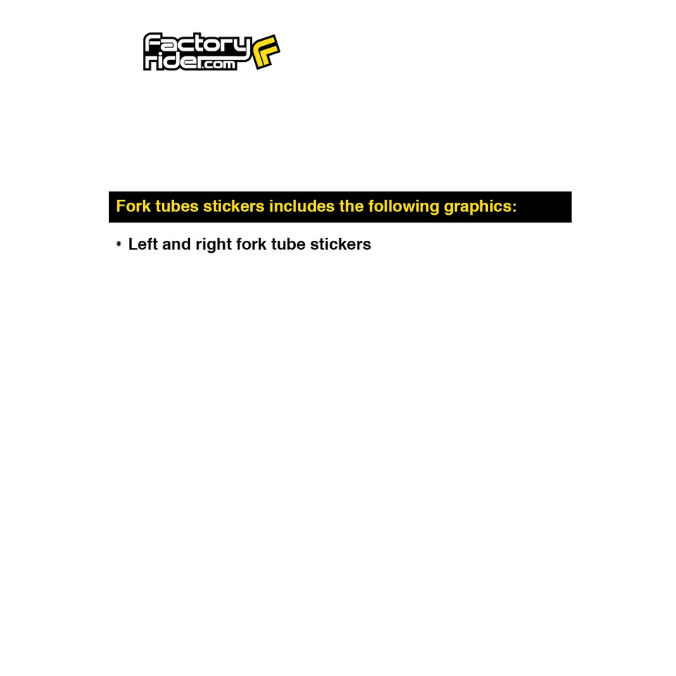 PRO Circuit KYB Fork Stickers Mx Dirt Bike Graphics fit all Motocross ...