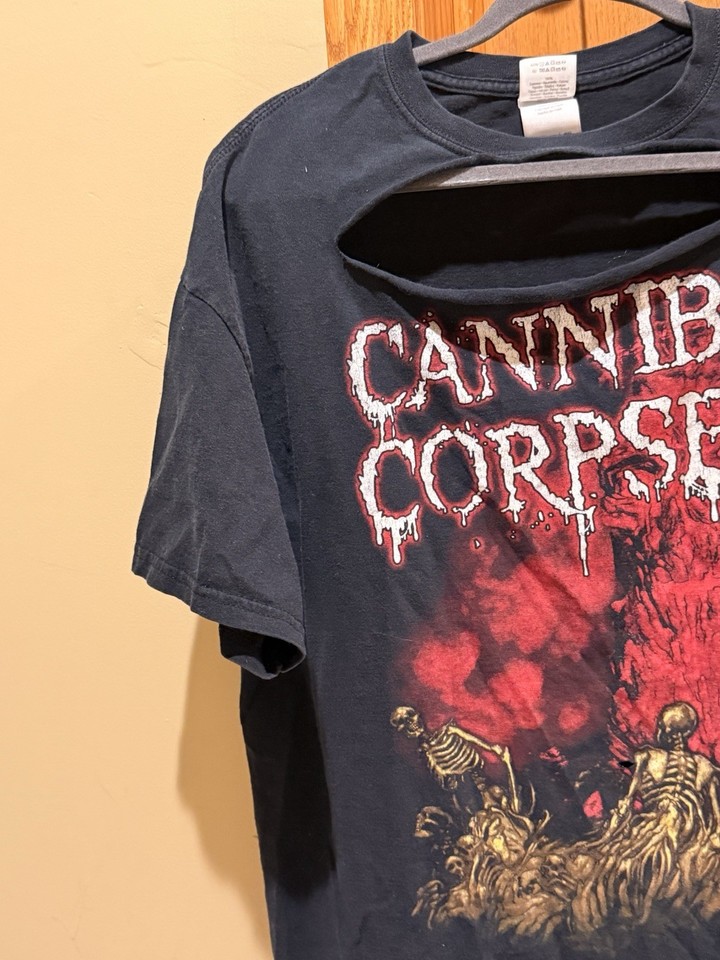 Cannibal Corpse Shirt 2015 XL Behemoth Deicide Black Death Metal Band ...