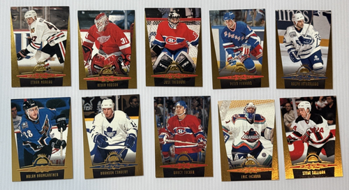 1996-97 Leaf Hockey Gold Leaf Rookies 10 Card Set Theodore Moreau ...