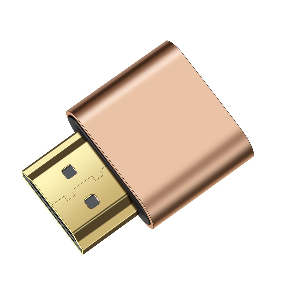 4K HDR HDMI Dummy Plug, Virtual Monitor EDID Emulator, Headless Display ...