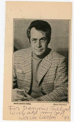 Jack Larson - Signed Vintage Newspaper Clipped Photograph | eBay
