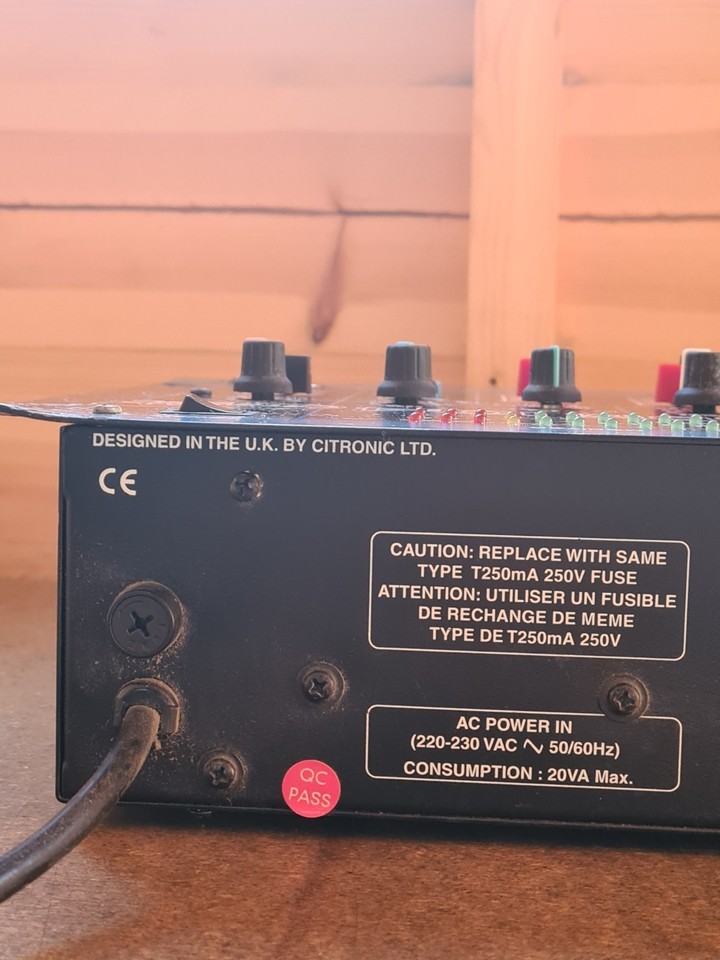 Citronic, Cdm10:DJ Mixer. Powers On Untested. | eBay UK