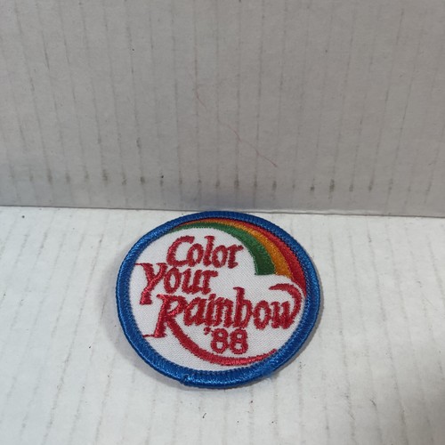 Vintage Girl Scout Patch Color Your Rainbow '88 2.5 Inch Round | eBay