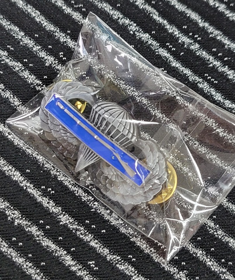 Airborne Expert Infantry EIB Jump Wing Badge US Army Parachutist Rifle ...