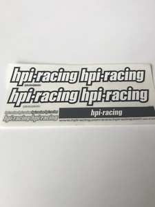 HPI Racing Logo Decal Sheet 1/10, 1/8, Rc Stickers Graphic | eBay