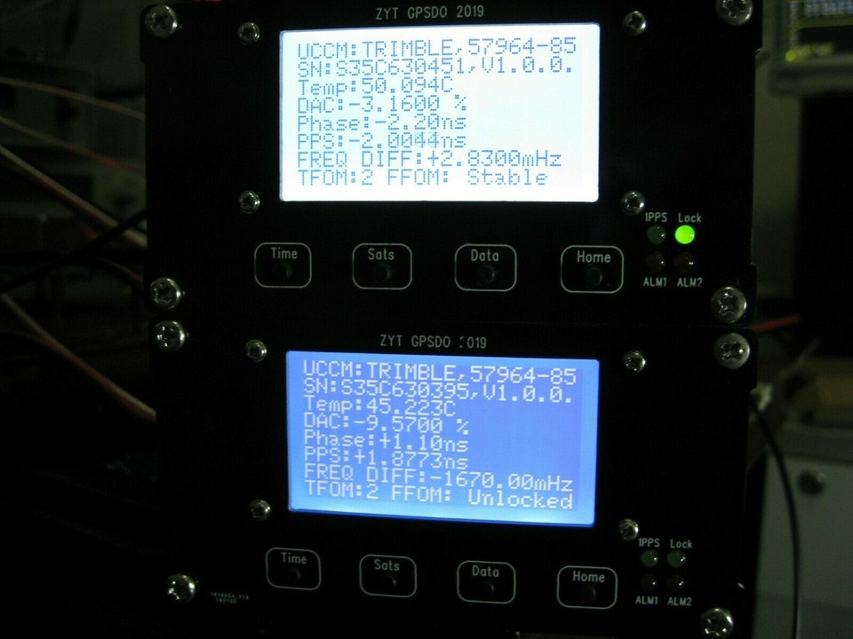 Upgraded Trimble ZYT-GPSDO-1 LCD 10MHz 1PPS OCXO GPS Disciplined Oscillator | eBay