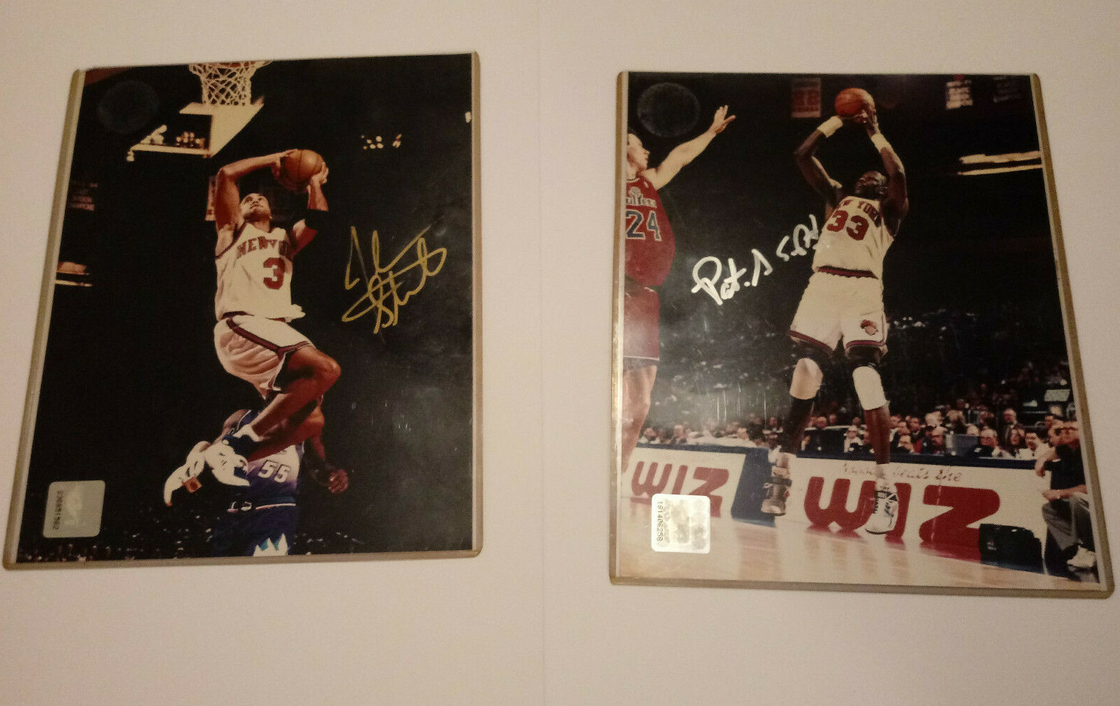 Autographed Patrick Ewing John Starks Photo Certified | eBay