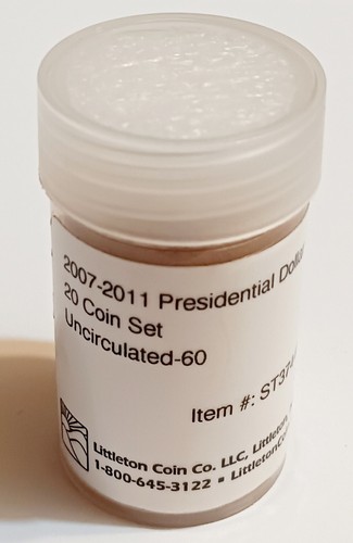 2007-2011 Presidential Dollar Uncirculated-60 20 Coin Set | eBay