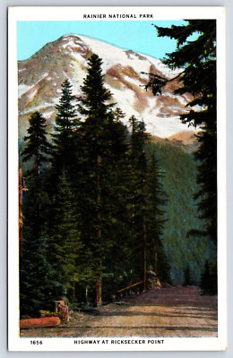 Washington Rainier National Park Ricksecker Point Vintage Postcard | eBay