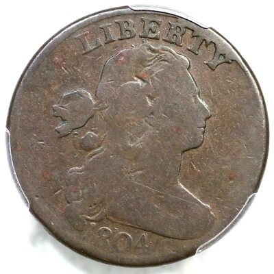 1804 S-266c R-2 PCGS G 4 Draped Bust Large Cent Coin 1c | eBay