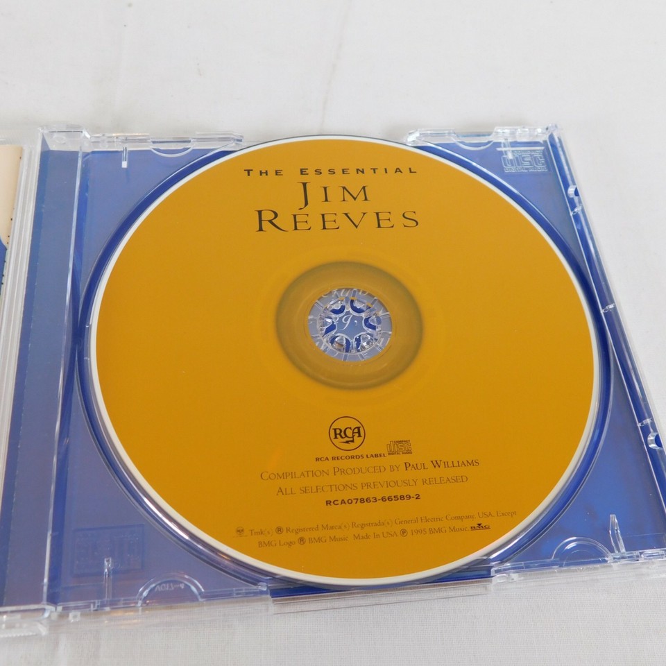 The Essential Jim Reeves CD Aug-1995 RCA Country Nashville Sound Blues ...