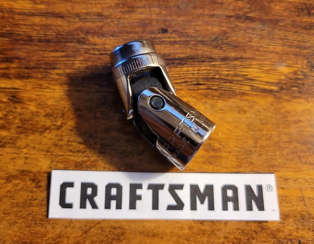 ViNTAGE NOS G SERiES SEARS CRAFTSMAN CHROME FLEX SOCKET 11mm METRiC MM ...