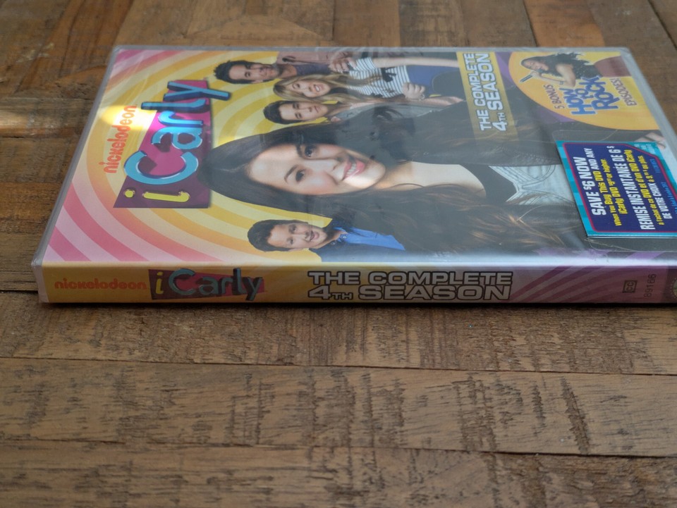 iCarly: The Complete 4th Season 2 Discs Brand New Sealed Nickelodeon ...